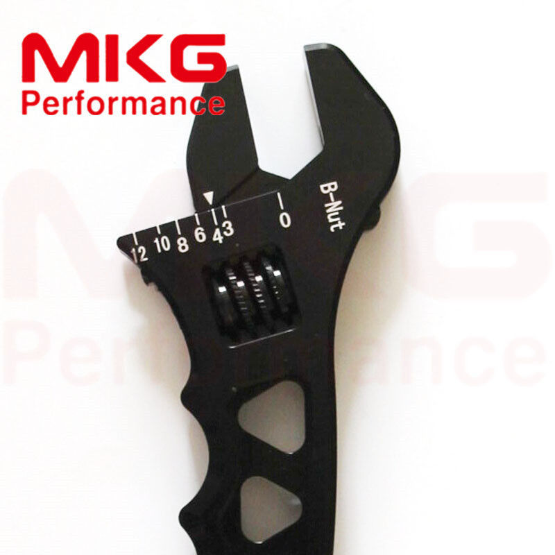 AN4 4AN 4 Steel Nylon Braided Oil Fuel Line Hose End Kit Wrench Tools ...