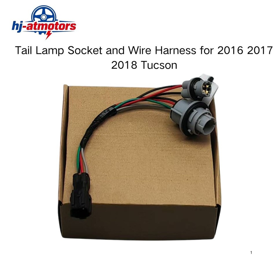 Tail Lamp Socket and Wire Harness 92480-D3010 For Tucson 2016-2018 2017 ...