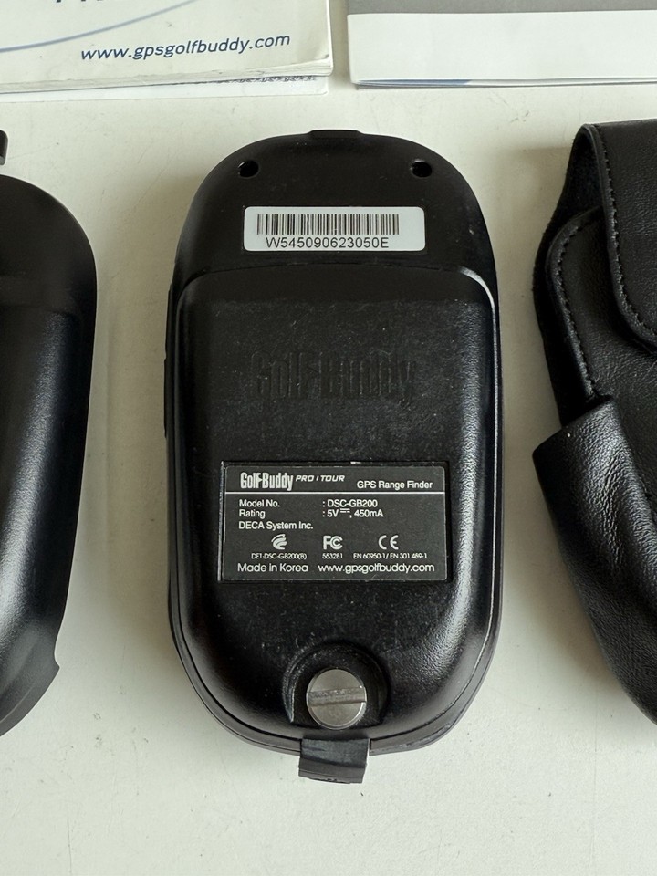 Golf buddy Pro Tour GPS Range Finder DSC-GB200 Works Well! *No Charger ...