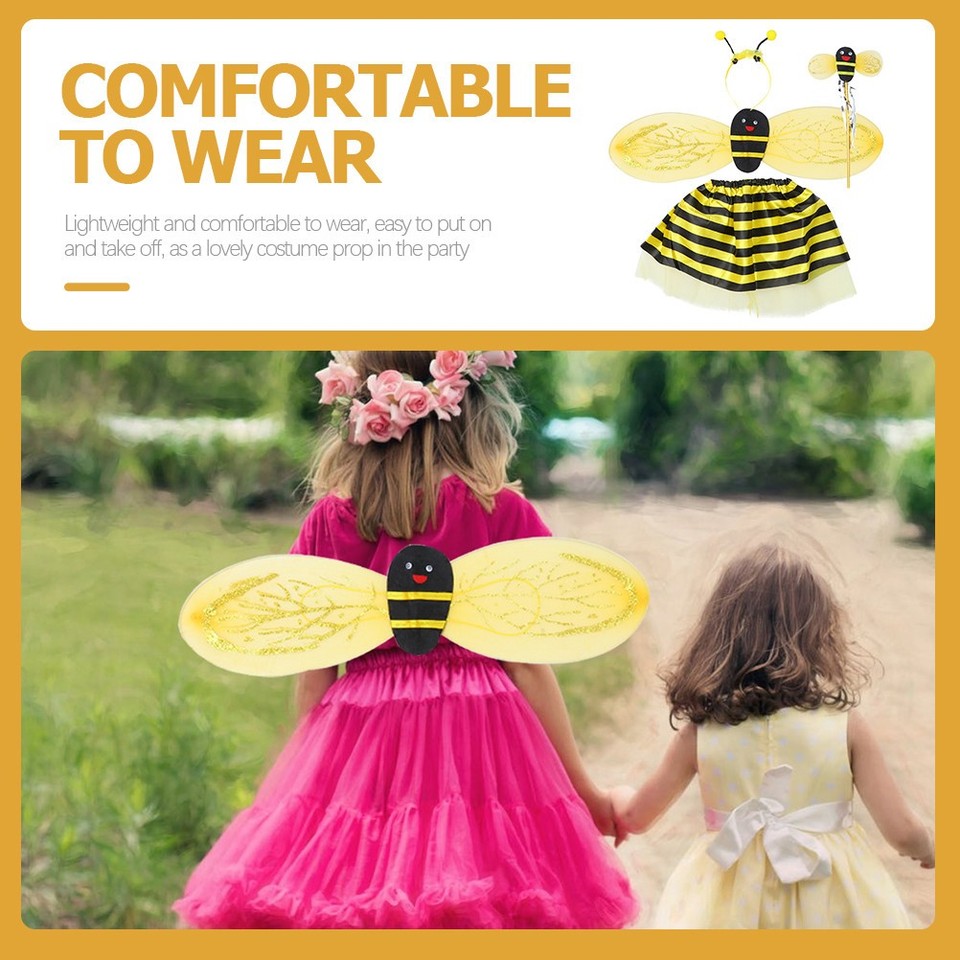 4 Pack Kids Bee Costume Stage Performance Accessories Cosplay Headband ...