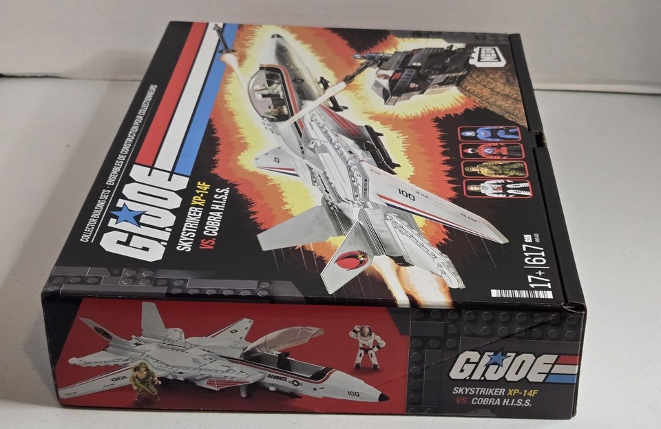 MEGA GI JOE Skystriker vs. COBRA H.I.S.S. Building Set. New. Free ...
