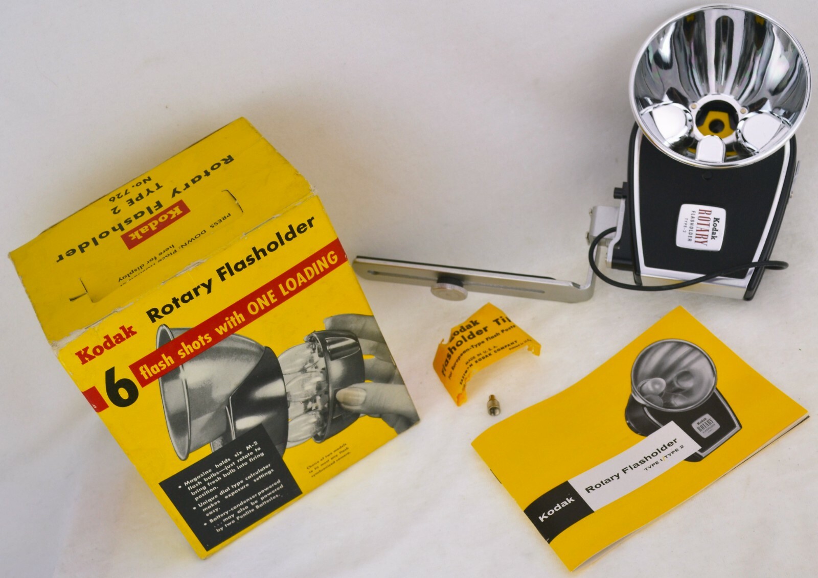 Vintage Antique Retro Classic Flash KODAK Rotary Flasholder TYPE 2 No ...