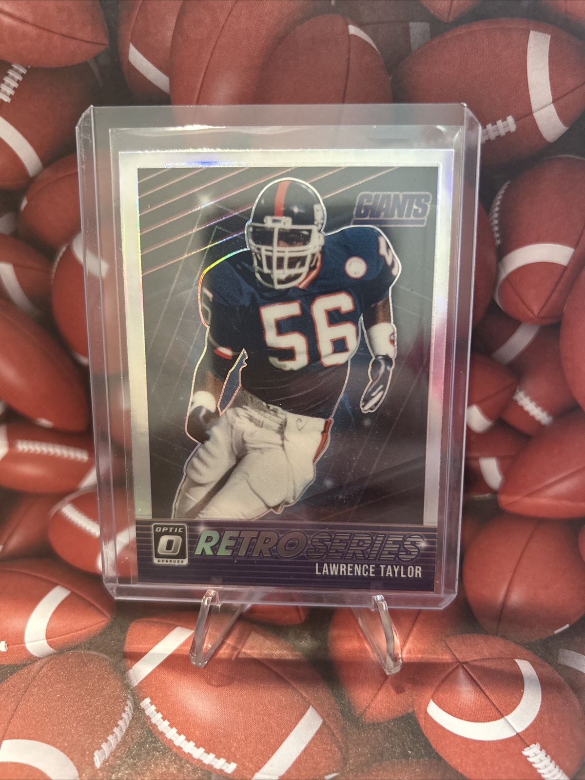 Lawrence Taylor 2021 Optic Retro Series Silver Prizms #RS-LT New York ...