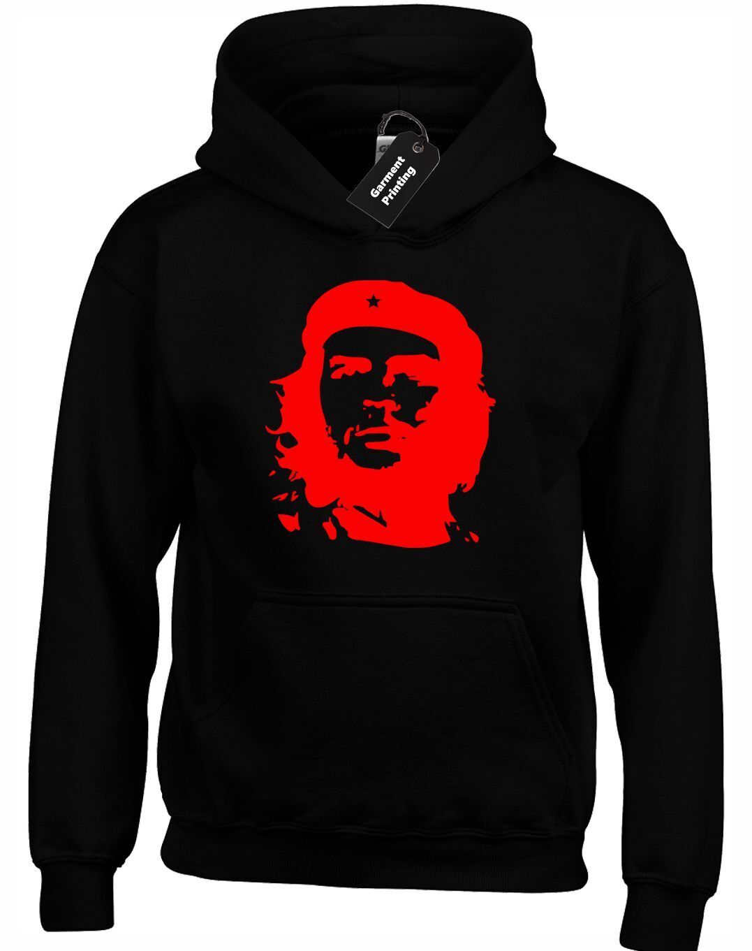 CHE GUEVARA FACE HOODY HOODIE ARMY CUBA FREEDOM POLITICAL UNISEX | eBay UK