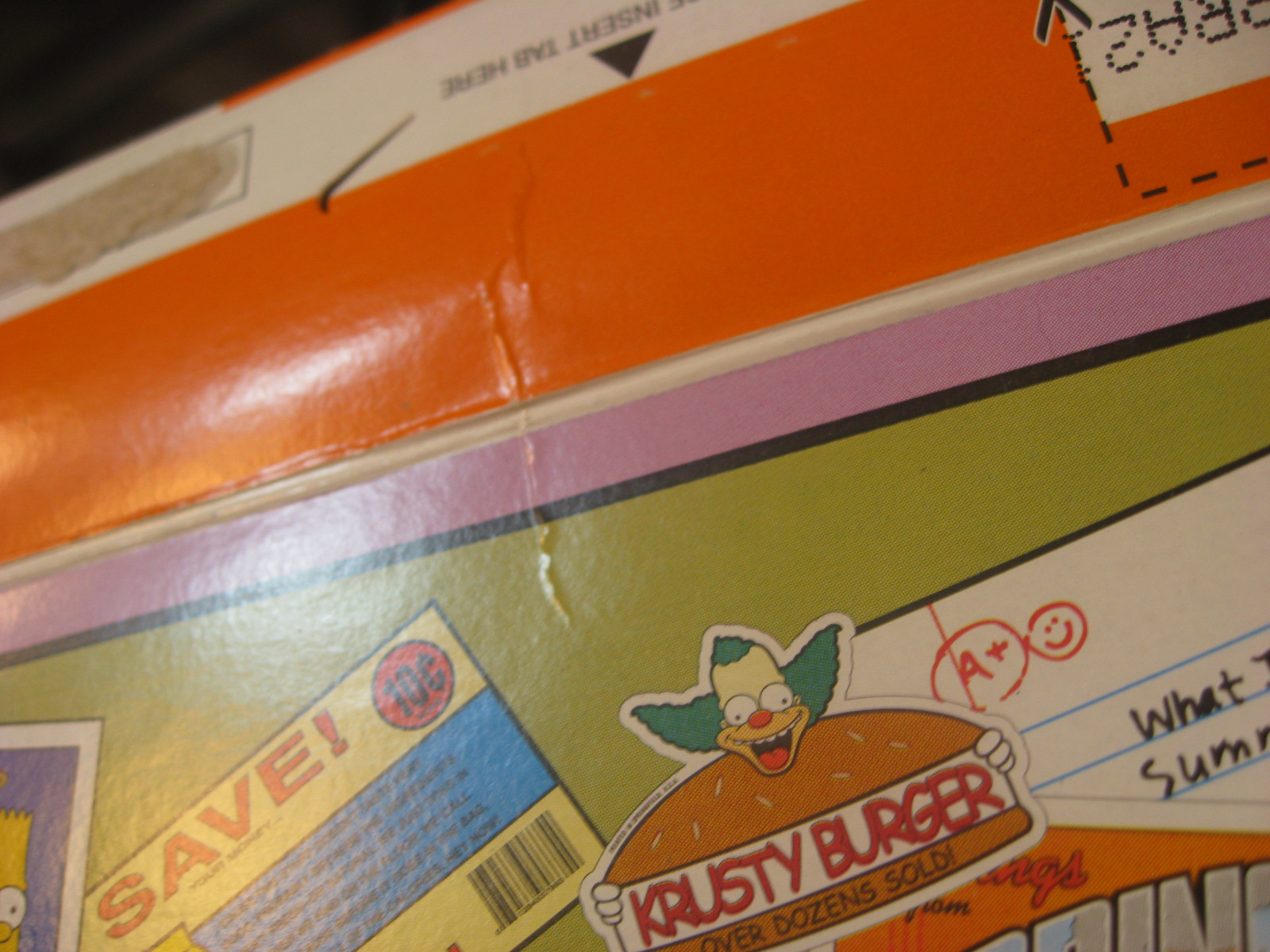 Kelloggs Bart Simpson Cereal - Peanut Butter Chocolate Crunch - Empty ...