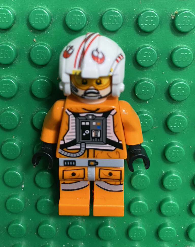 LEGO Luke Skywalker Pilot STAR WARS Minifigure set 75014 sw0461 ...