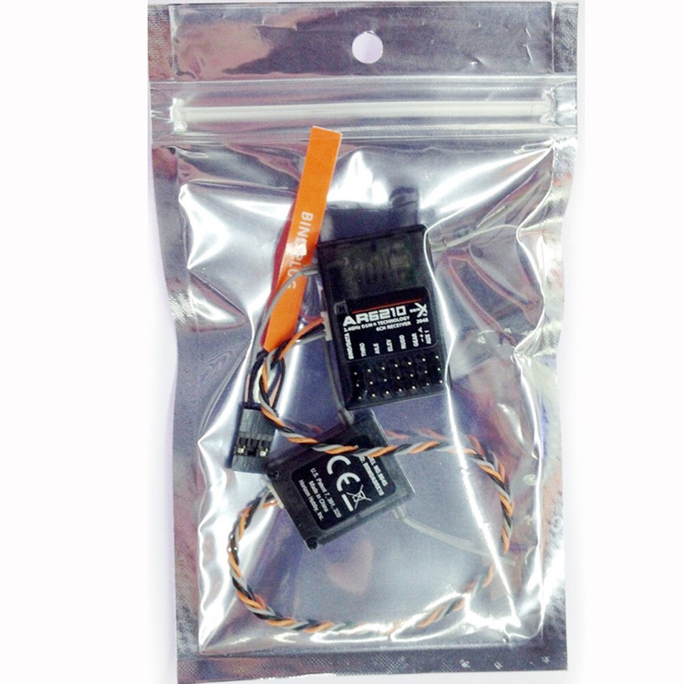 AR6210 DSMX 6 Channel Receiver RX Support DSM2 for Spektrum Transmitter ...