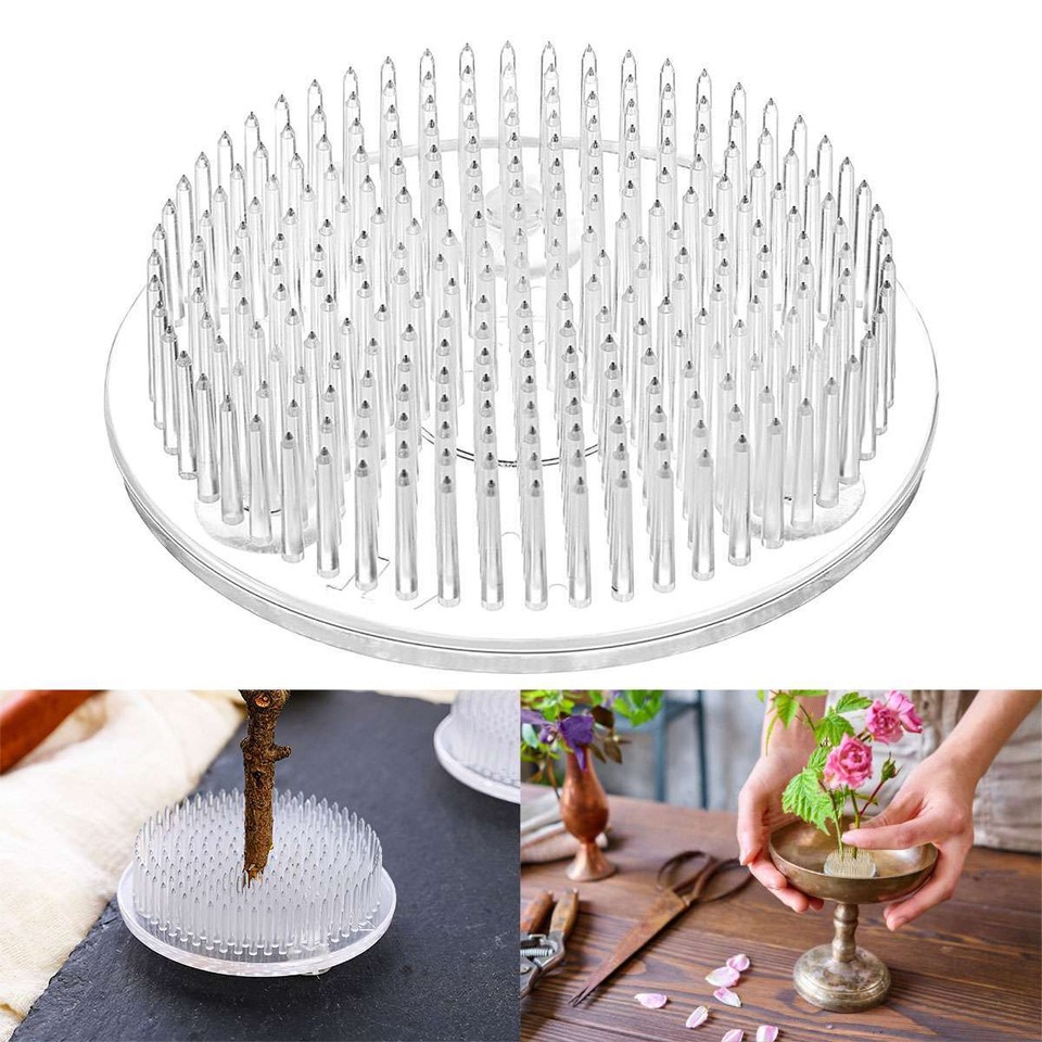 Round Ikebana Flower Frogs Pin Holder Flower Arrangements Supplies Home ...