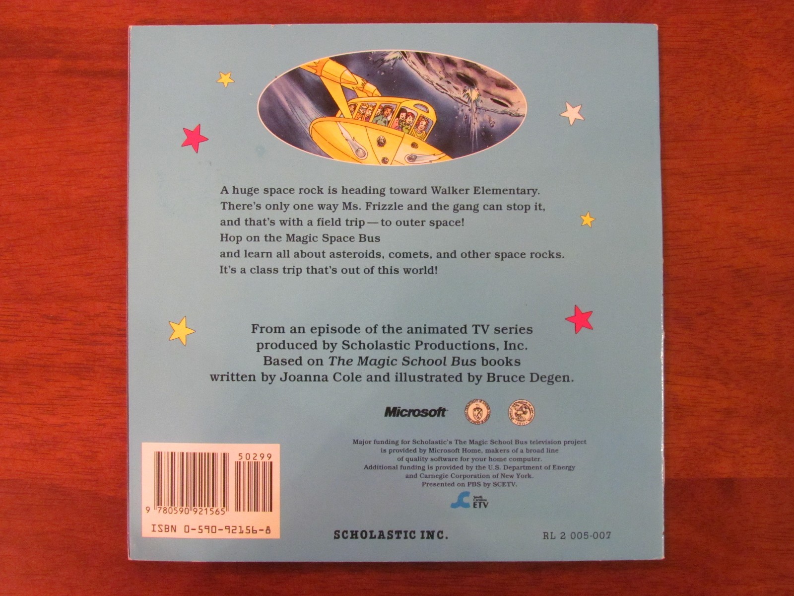 THE MAGIC SCHOOL BUS: OUT OF THIS WORLD - A BOOK ABOUT SPACE ROCKS SC ...