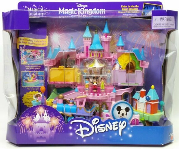 Disney Magical Miniatures Magic Kingdom Castle Playset Mattel 2000 for ...