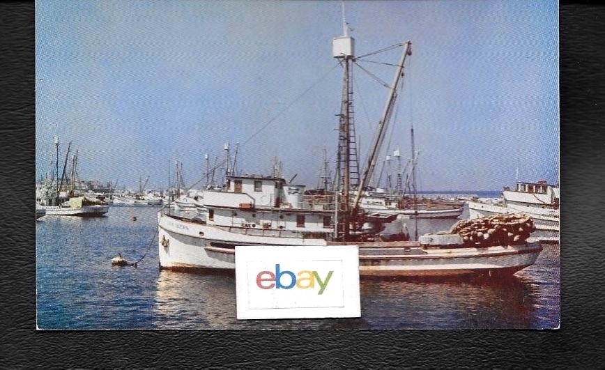 MONTEREY CALIFORNIA & PURSE SEINER FISHING BOATS FOR SARDINES 1940'S ...