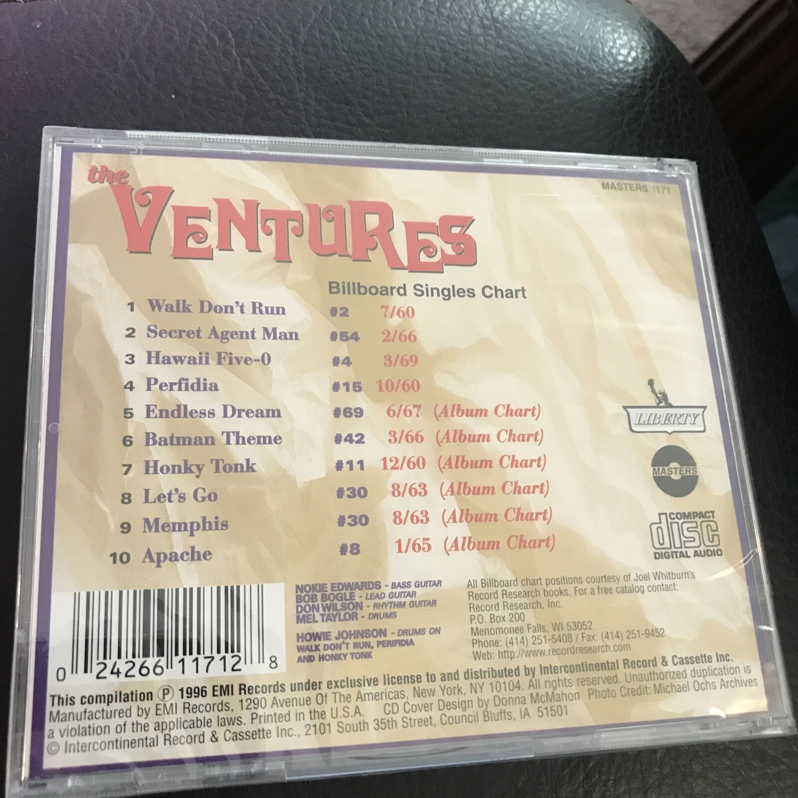 The Ventures Favorites by The Ventures (CD, 1996, Masters) for sale ...