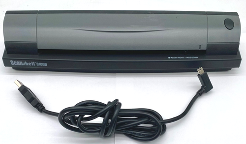 ACUANT SCANSHELL3100D DUPLEX DOCUMENT SCANNER DUAL-COLOR CMOS w/ USB ...