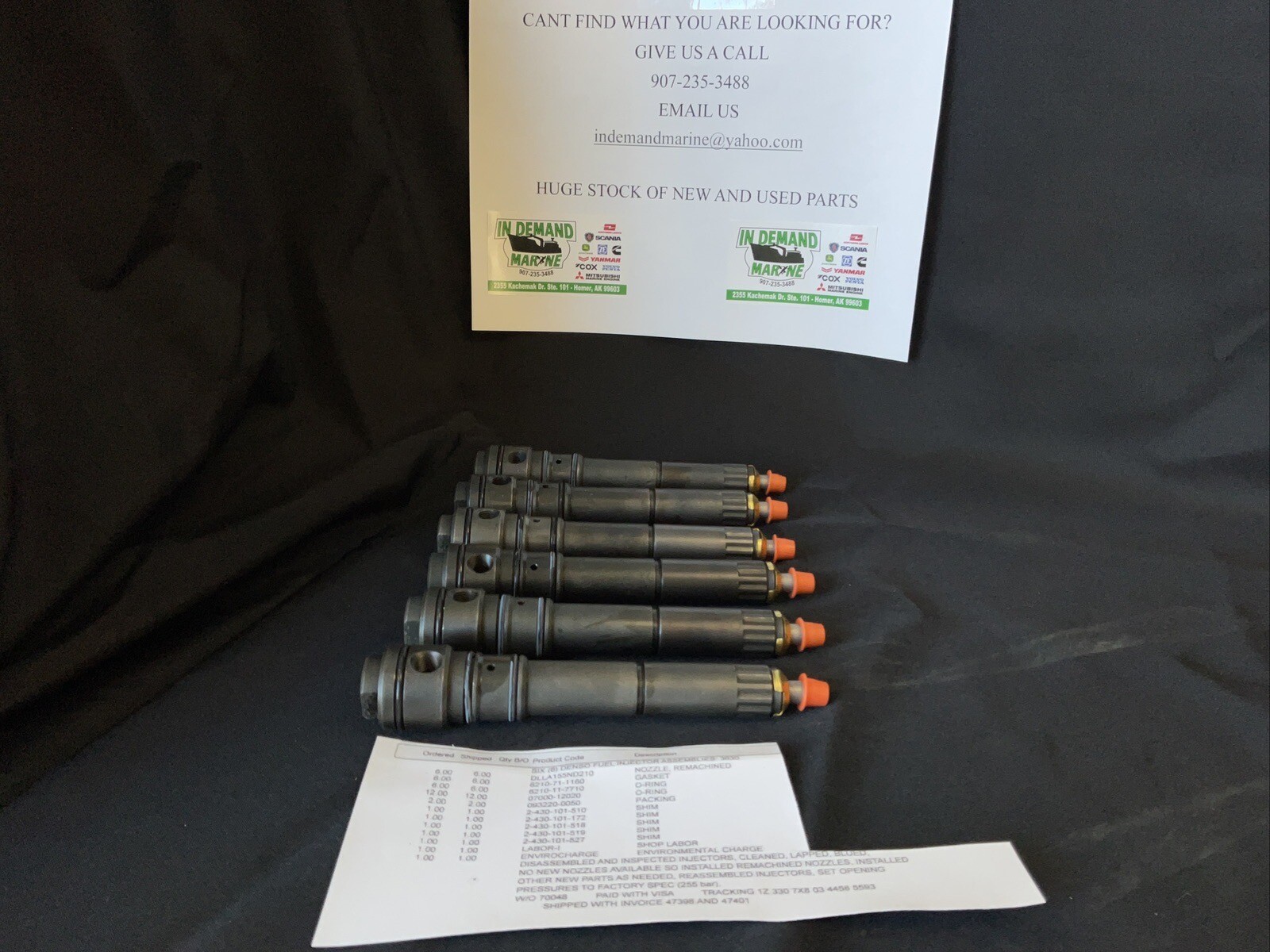 REBUILT 6140 LUGGER INJECTORS KOMATSU 6212-11-3301 L6140@ 600 HP W ...