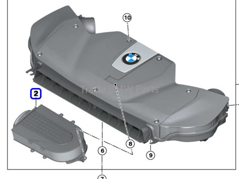 Genuine BMW Engine Air Filter 13717638566 for sale online | eBay