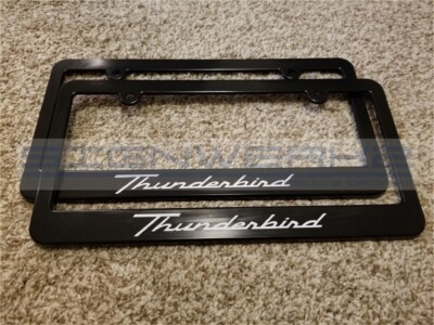 Ford Thunderbird License Plate Frames Ford Racing - Pair | eBay