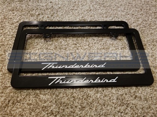 Ford Thunderbird License Plate Frames Ford Racing - Pair | eBay