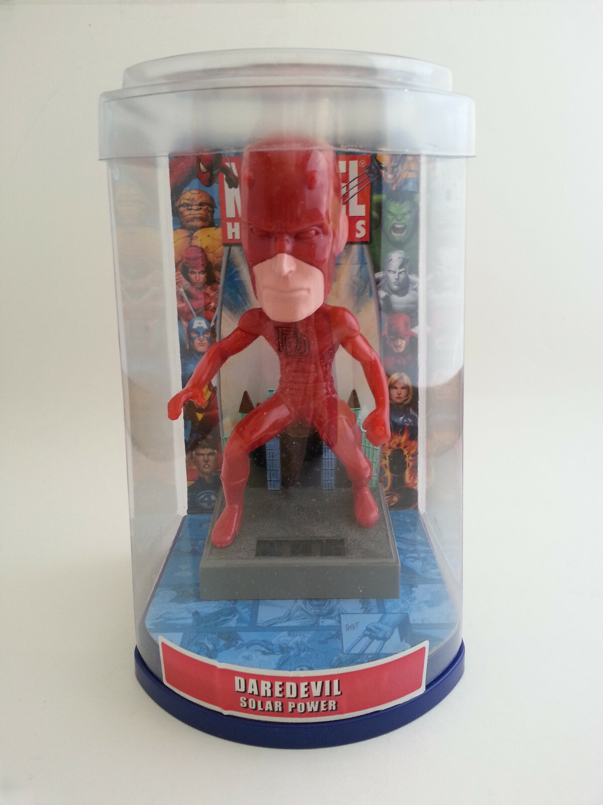 Marvel Super Heroes Daredevil Solar Powered Self Moving Bobblehead NEW ...