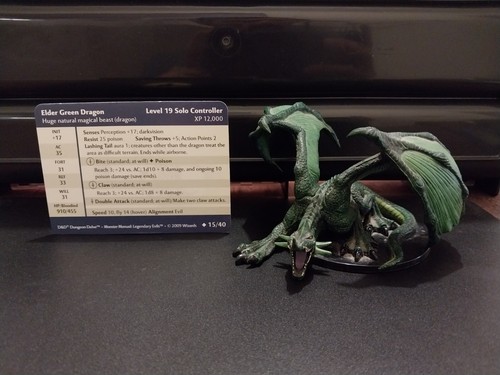 Elder Green Dragon 15 D&D Miniatures | eBay