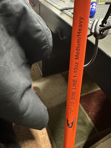 Catch The Fever- Hellcat Rod-ORANGE--medium Heavy New Never Used | eBay