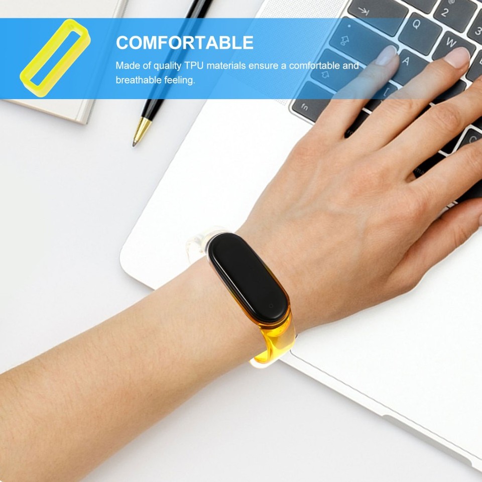 20CM Watch Strap Rings Silicone Keeper Retainer Rings Watch Parts ...