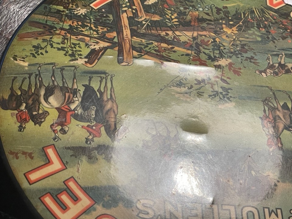 McMULLEN’S WHITE LABEL BASS ALE WHITEHEAD & HOAG 6” CELLULOID BUTTON ...