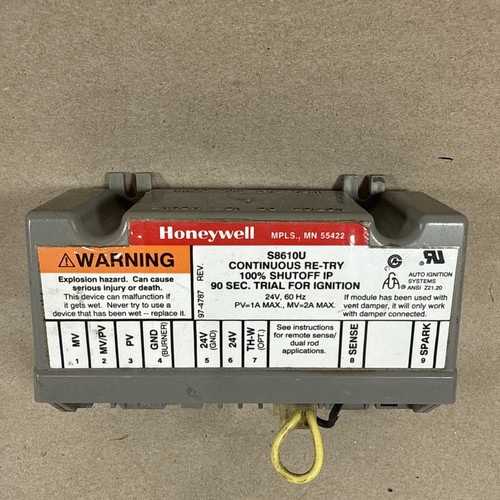 TESTED!! Honeywell S8610U1003 Ignition Control Module S8610U. (SP37) | eBay