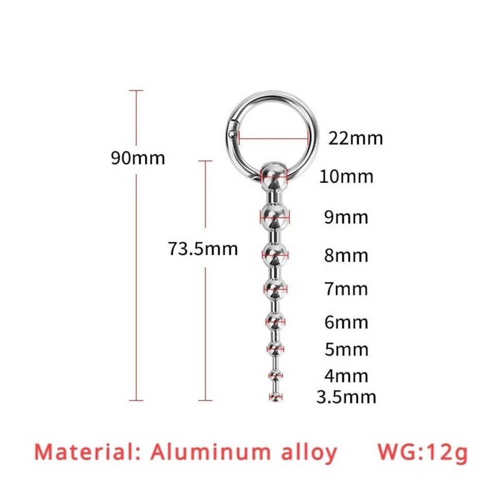 Male Stainless Steel Urethral Dilators Beads Sounding Rod Penis ...