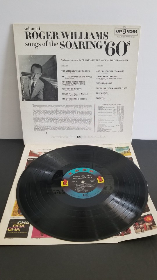 ROGER WILLIAMS "SONGS OF THE SOARING '60S" LP ORIGINAL EXCELLENT ...