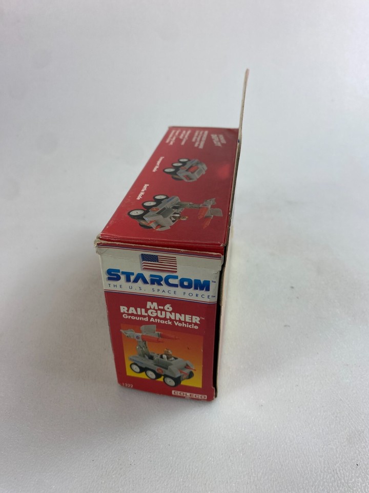 M-6 Railgunner Vintage Starcom Vehicle New Opened Box 1986 Coleco 80s ...