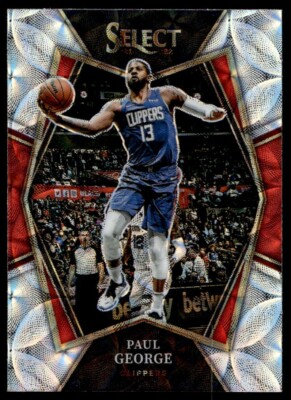 2021-22 Panini Select Scope Paul George G26 Los Angeles Clippers #129 ...