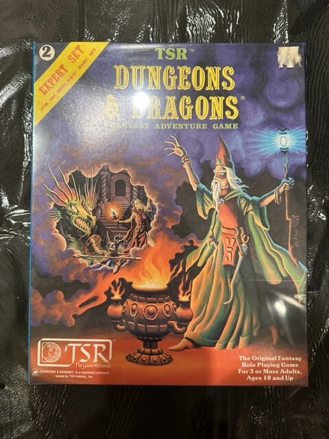 Sealed dungeons and dragons tsr expert boxed set unopened vintage 1981 ...