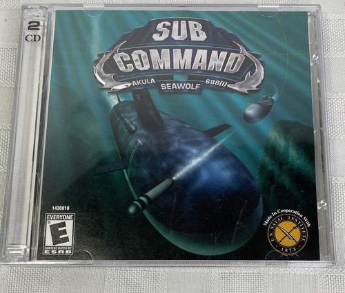 Sub Command Seawolf Akula 688(I) PC 2 CD-ROM Game 2002 EA Combat SIM ...