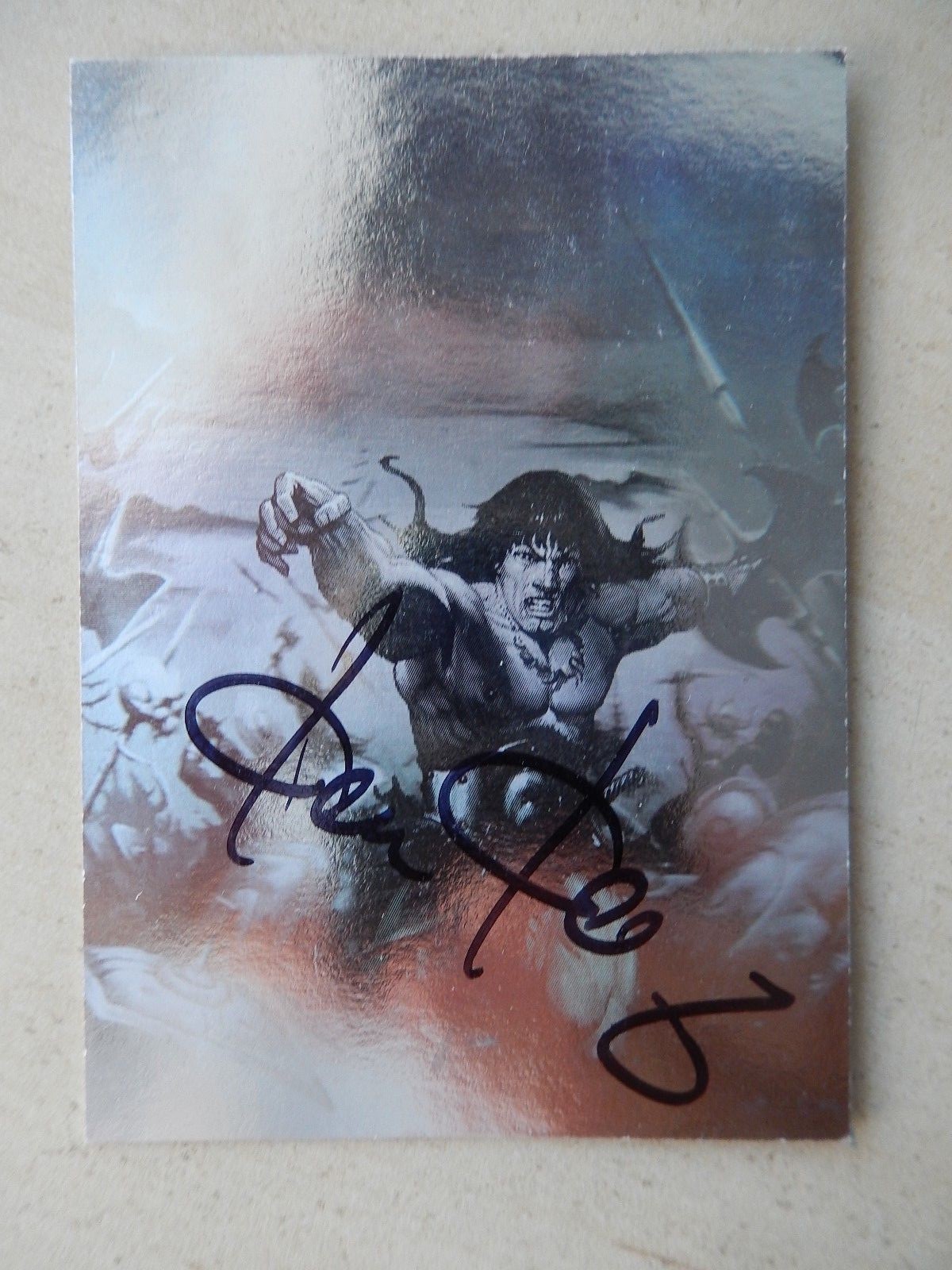 Ken Kelly Autographed 1992 FPG Holographic Card (Eve Of Destruction) | eBay