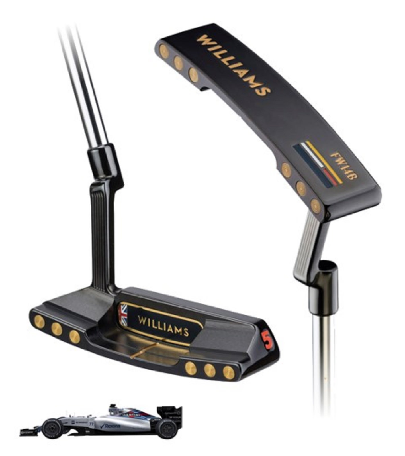 Williams F1 Racing Golf FW14B Edition Gloss Black PVD Coated Golf ...