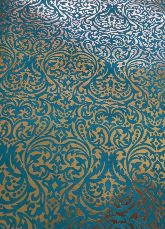 A4 Turquoise and Gold Foil Specialty Paper x 5pkt - Exclusive Design ...