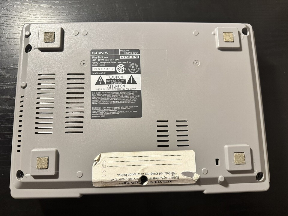 Rare Original Sony Playstation 1 PS1 Retail Display Kiosk Demo Console ...
