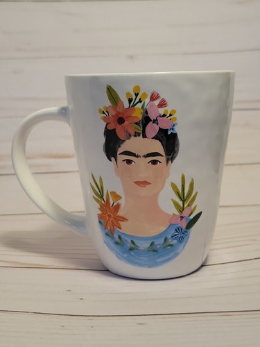Frida Kahlo Mug Coffee - Art - Primo Design - Double Sided- Cup White ...