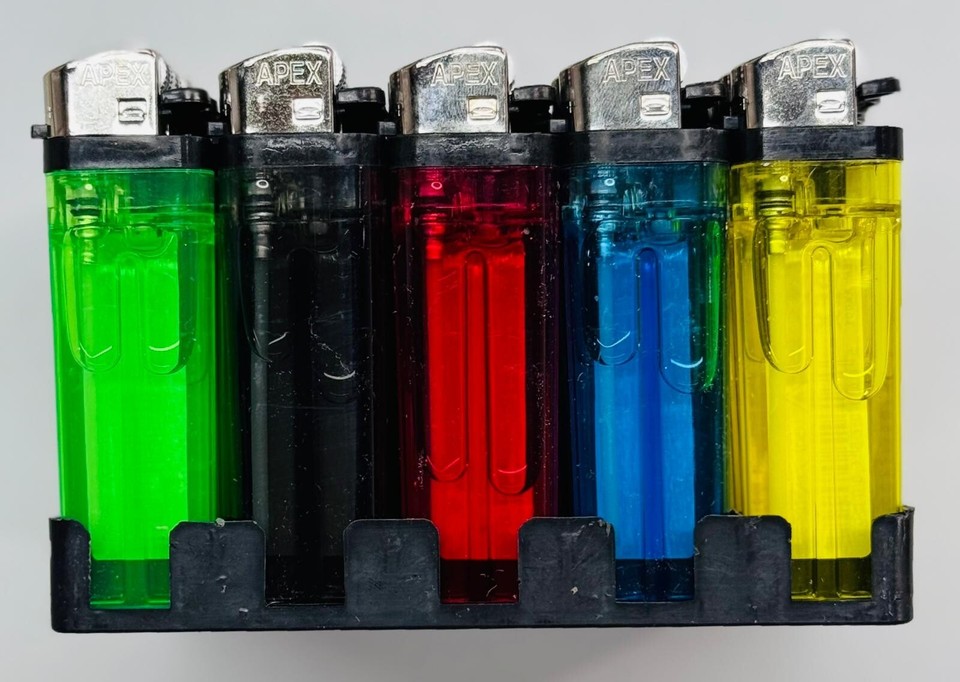 Apex Disposable Lighters, Child Safe Lighters with Adjustable Flame ...