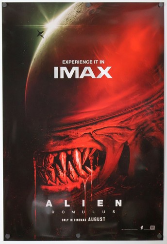 Alien Romulus - original DS movie poster 27x40 D/S 2024 INTL IMAX ...