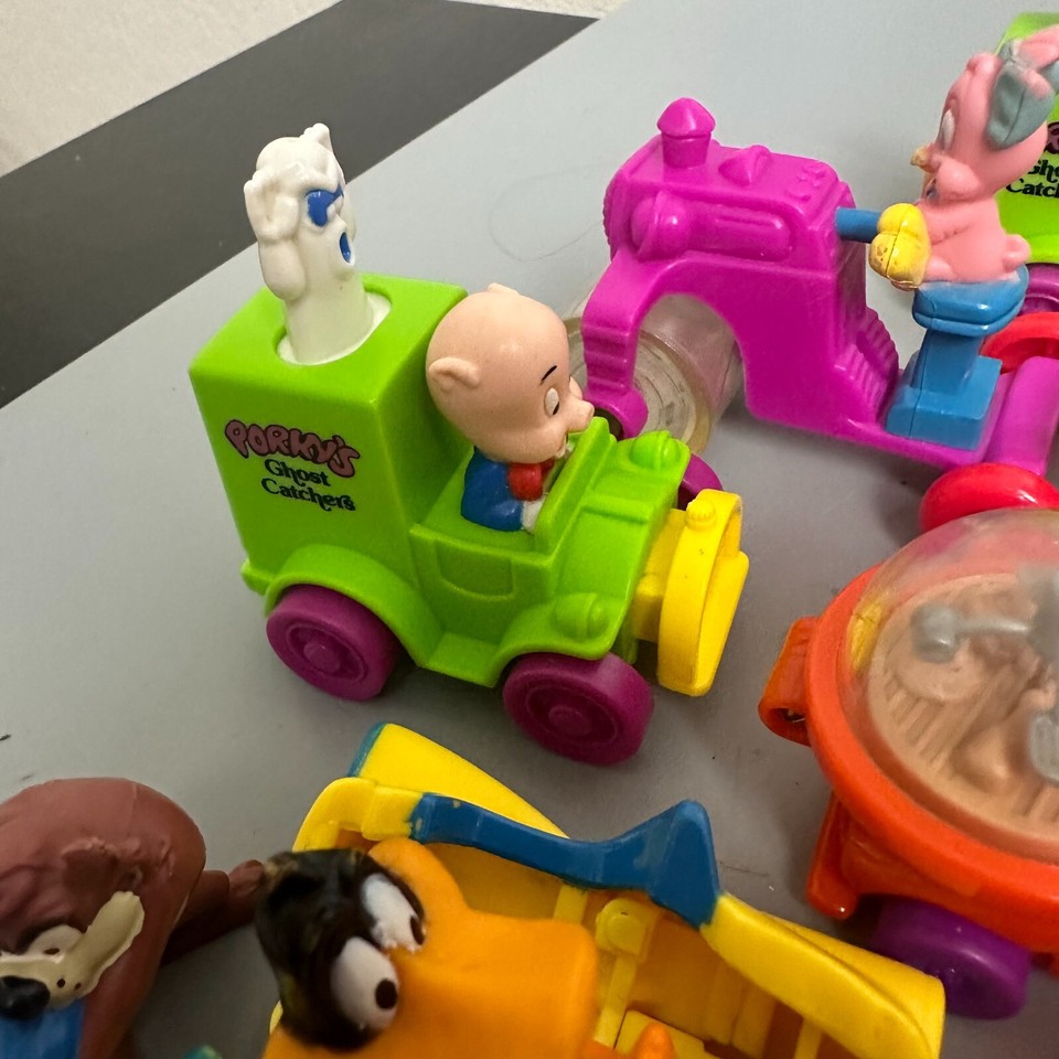 McDonald's Happy meal toys 1992 Tiny Toons Bugs bunny Taz porky pig car ...