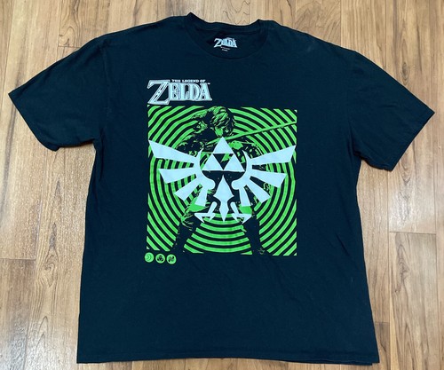 Rare nintendo link Zelda graphic Tee T Shirt 2017 Sz XXL mens | eBay UK