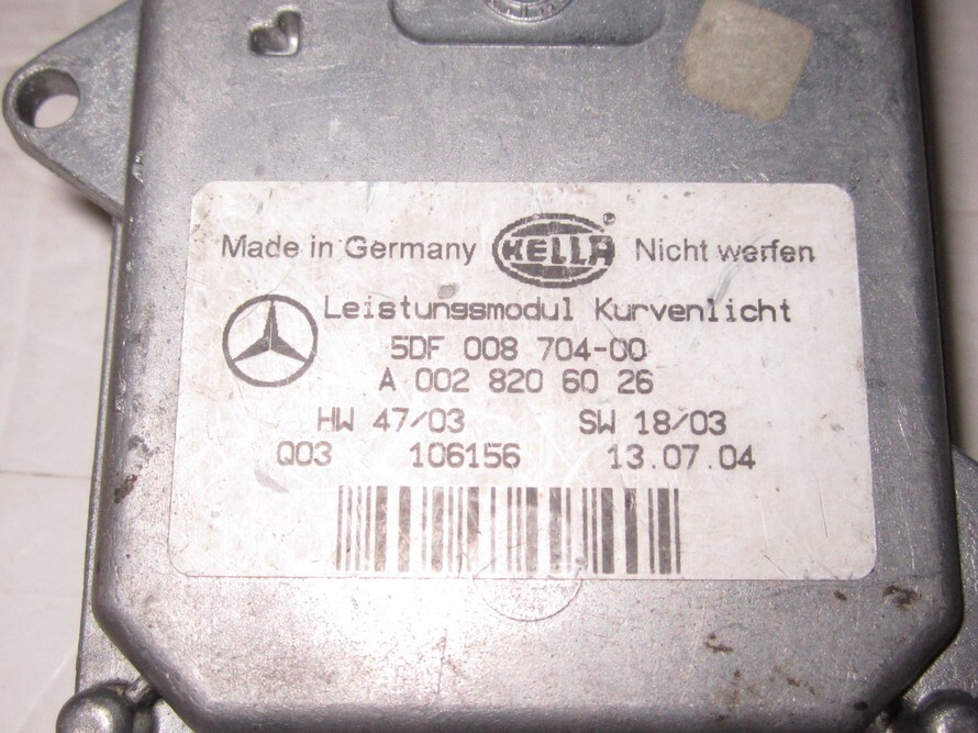 Mercedes E320 E500 E55 CLK550 GL450 R350 Xenon headlight MODULE CONTROL ...