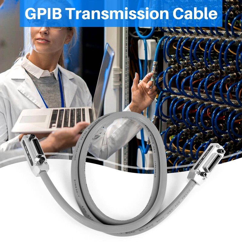 1 Pcs IEEE488 Line GPIB Connection Motherboard Line 1.5 Meters U2J72251 ...