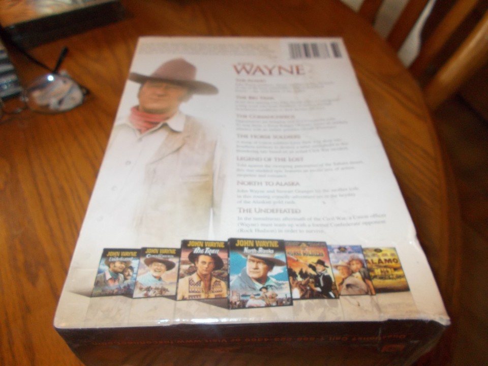 JOHN WAYNE - THE ULTIMATE COWBOY COLLECTION 7-DVD SET BRAND NEW SEALED ...