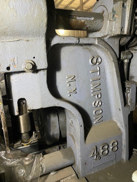 Stimpson – Auto Feed 488 Grommet Machine | eBay