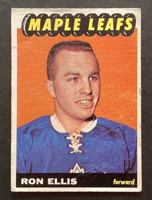 1965-66 Topps #82 Ron Ellis RC rookie card Toronto Maple Leafs *virtus ...