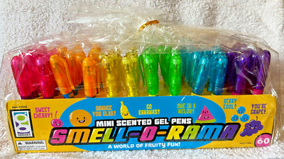 RAYMOND GEDDES SMELL-O-RAMA MINI SCENTED GEL PENS- PACK OF 60 *NEW* | eBay