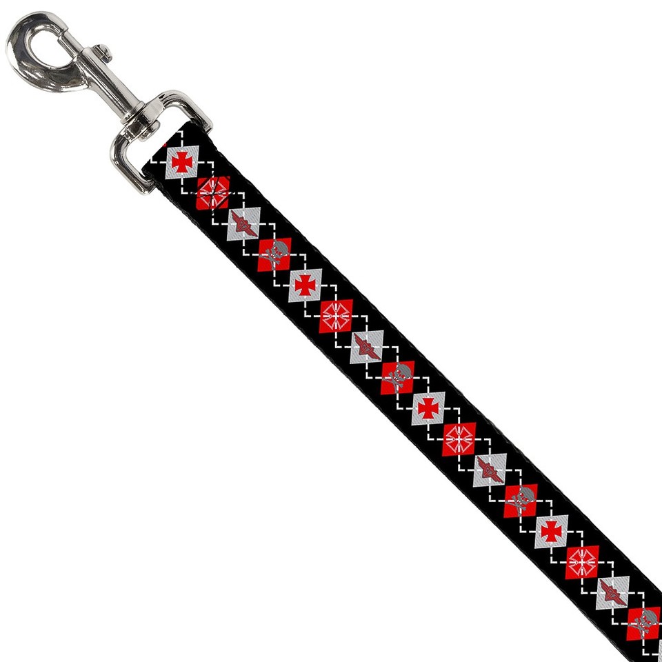 Dog Leash BD Argyle Black/Red/Gray | eBay