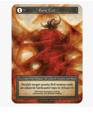 Bind Evil (Foil) Exceptional Gothic Sorcery | eBay